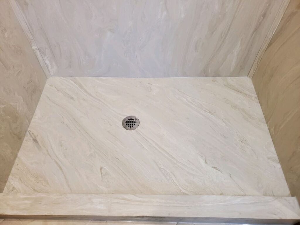 Shower Bases, Shower Floors - Chucks Cultured Marble